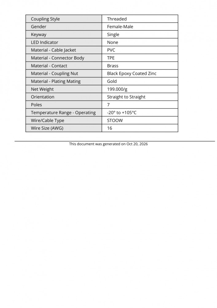 MOLEX 1300110075 technical drawing, page 3