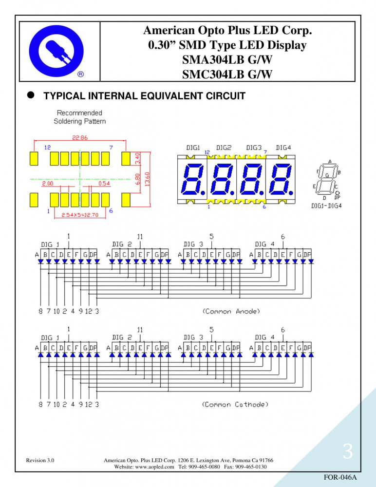 SMA304LB-GW datasheet page 3