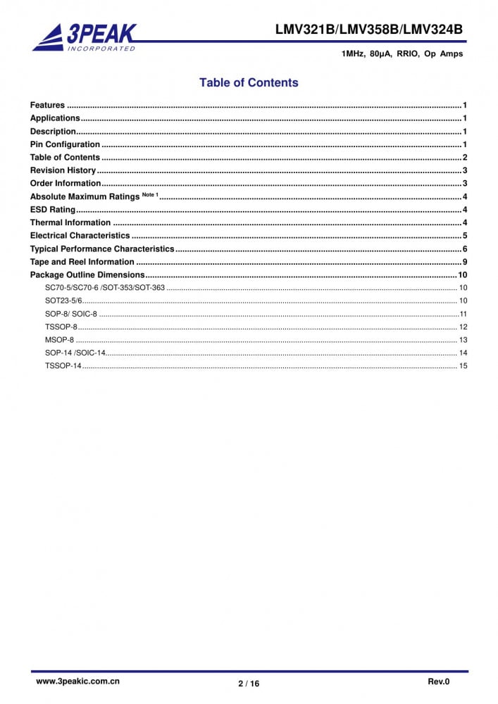 LMV324B-SR datasheet page 2