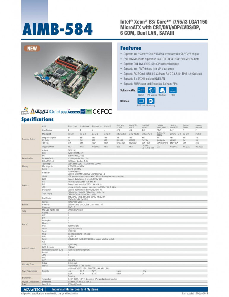 AIMB-584 technical document page 1