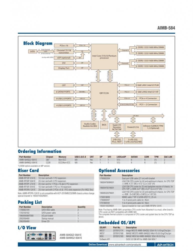 AIMB-584 technical document page 2