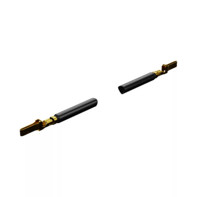 Pre-Crimped Lead Mini-Fit Sr. Male-to-Mini-Fit Sr. Male, Gold (Au) Plating, 150.00mm Length, 8 AWG, Black for sale
