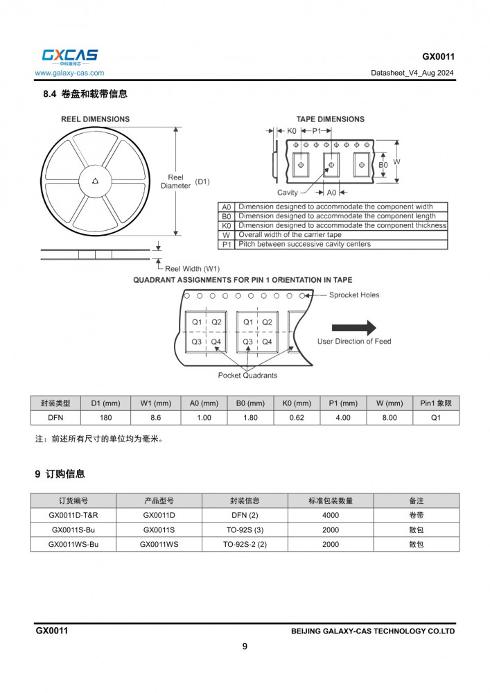 GX0011WS technical document page 9