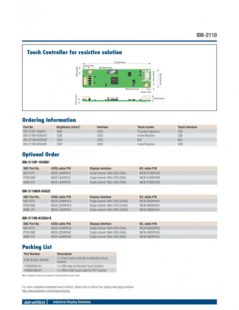 IDK-2110 document page 3