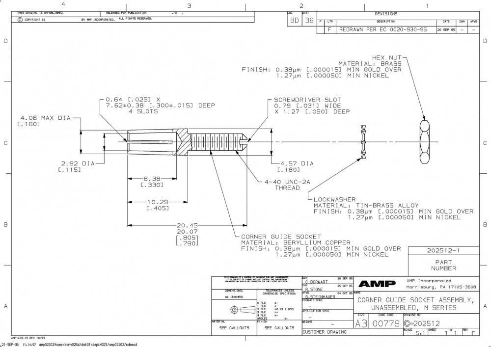 TE Connectivity 202512-1 technical document page