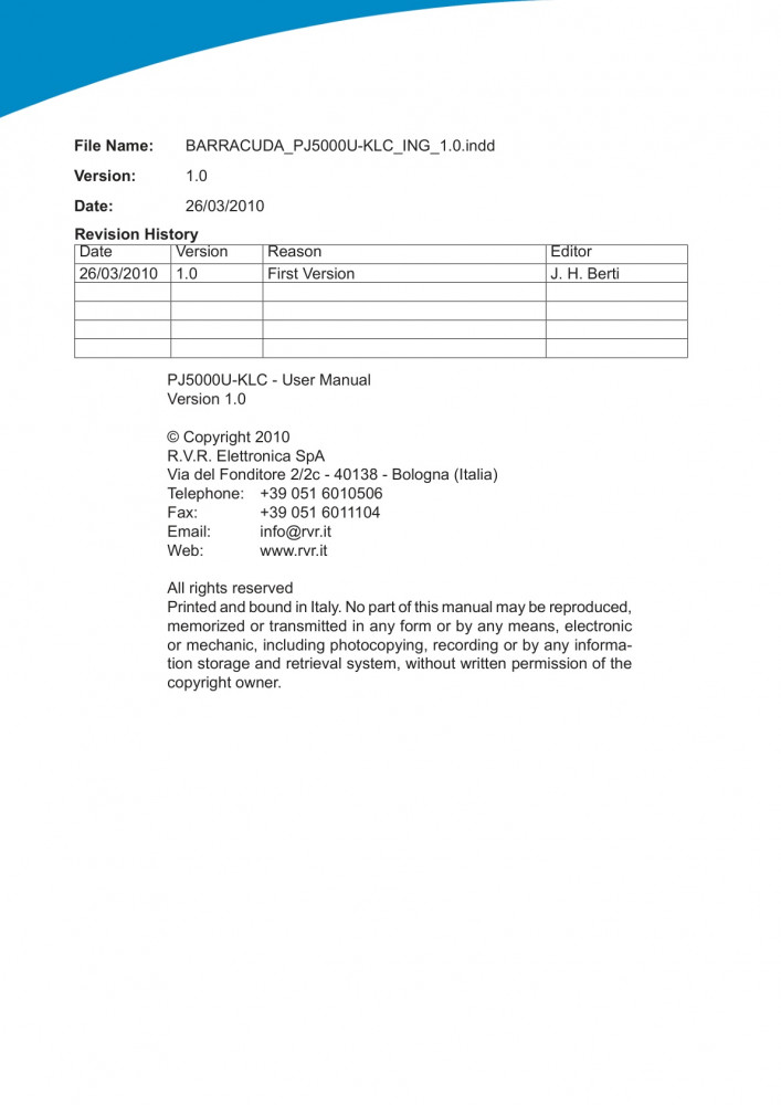 PJ5000U-KLC document page 2