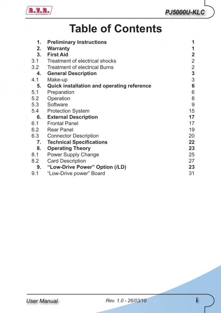 PJ5000U-KLC document page 3