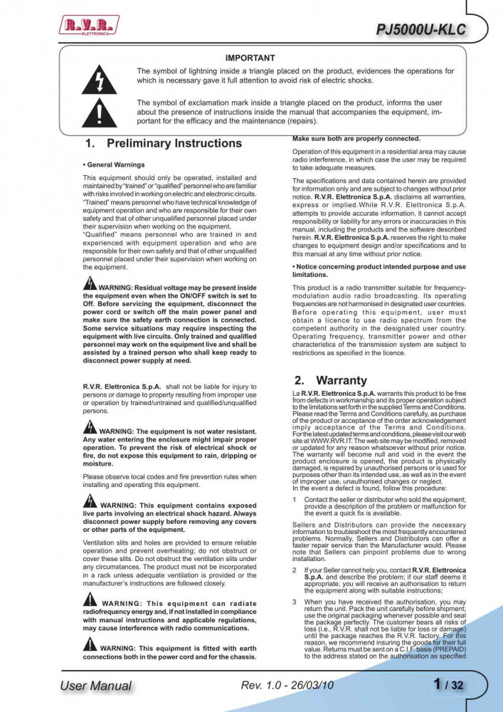 PJ5000U-KLC document page 5