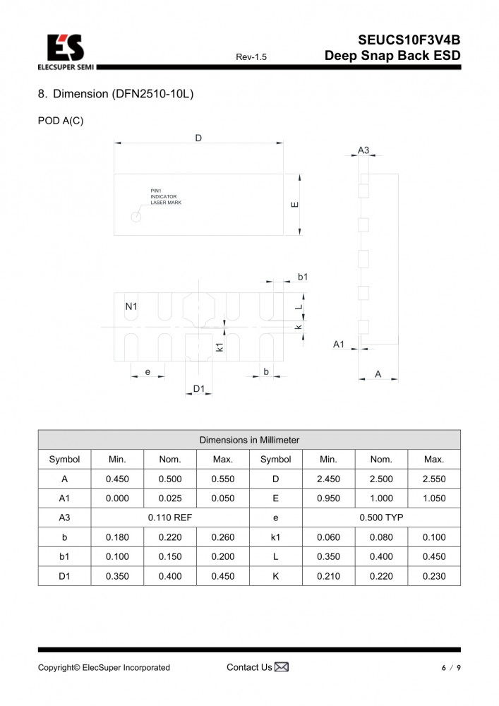 SEUCS10F3V4B datasheet page 6