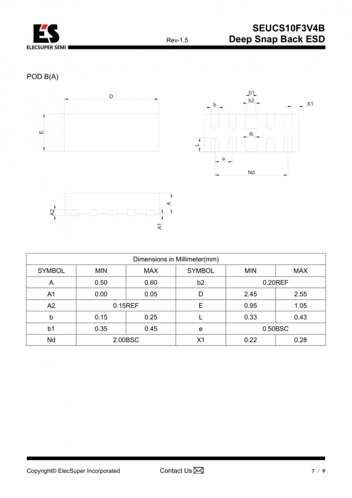 SEUCS10F3V4B datasheet page 7