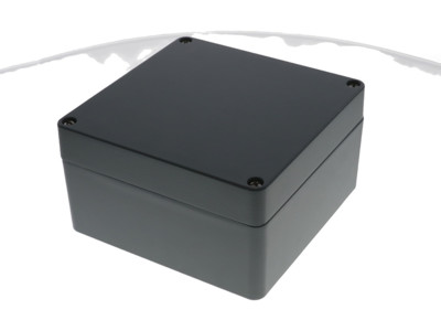 STD - Standard Enclosure , Die-cast Aluminum, S-8100 Series, without External Mounting Flanges, 180 x 180 x 101mm Outside Dimensions,  Grey RAL 7001 for sale
