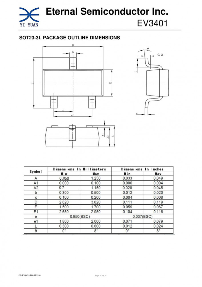 EV3401-G datasheet page 5