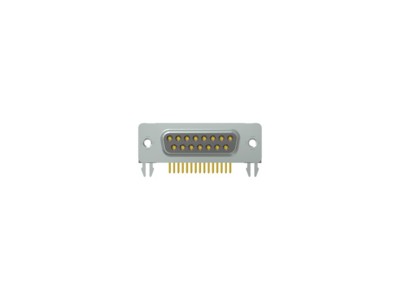 D-SUB Standard • 15-pos. • Socket • Solder pin angled .318