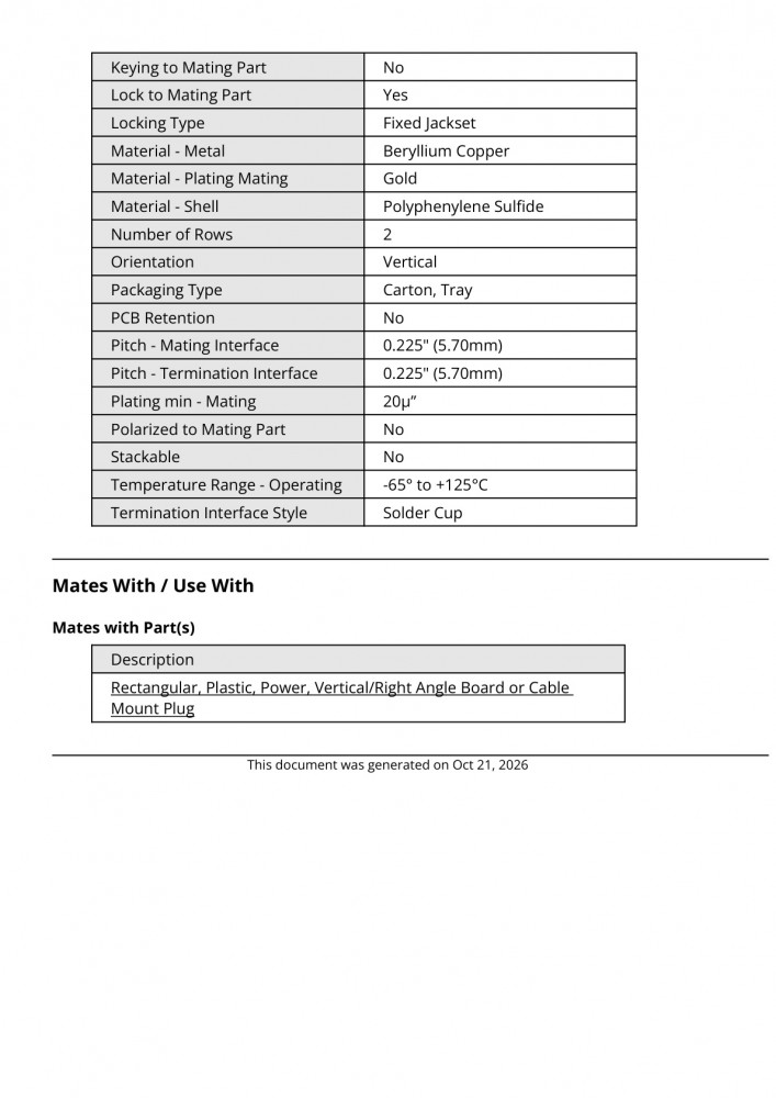 PA10SJ technical document preview, page 2