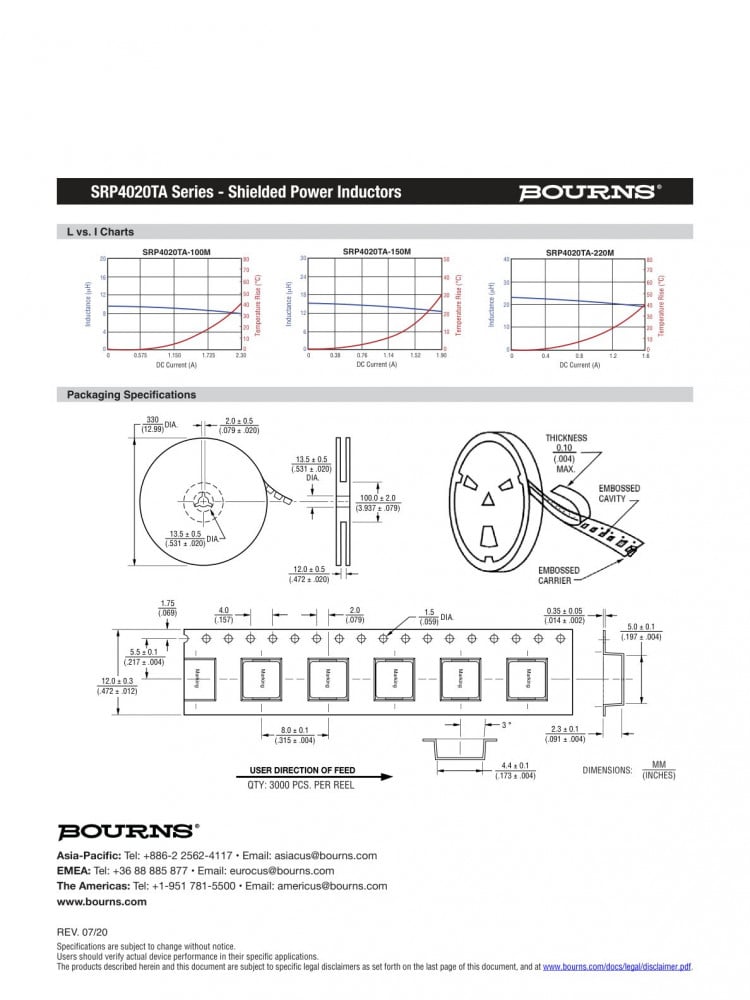 BOURNS SRP4020TA datasheet page 3