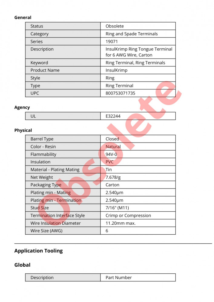 MOLEX 190710208 product document image, page 2