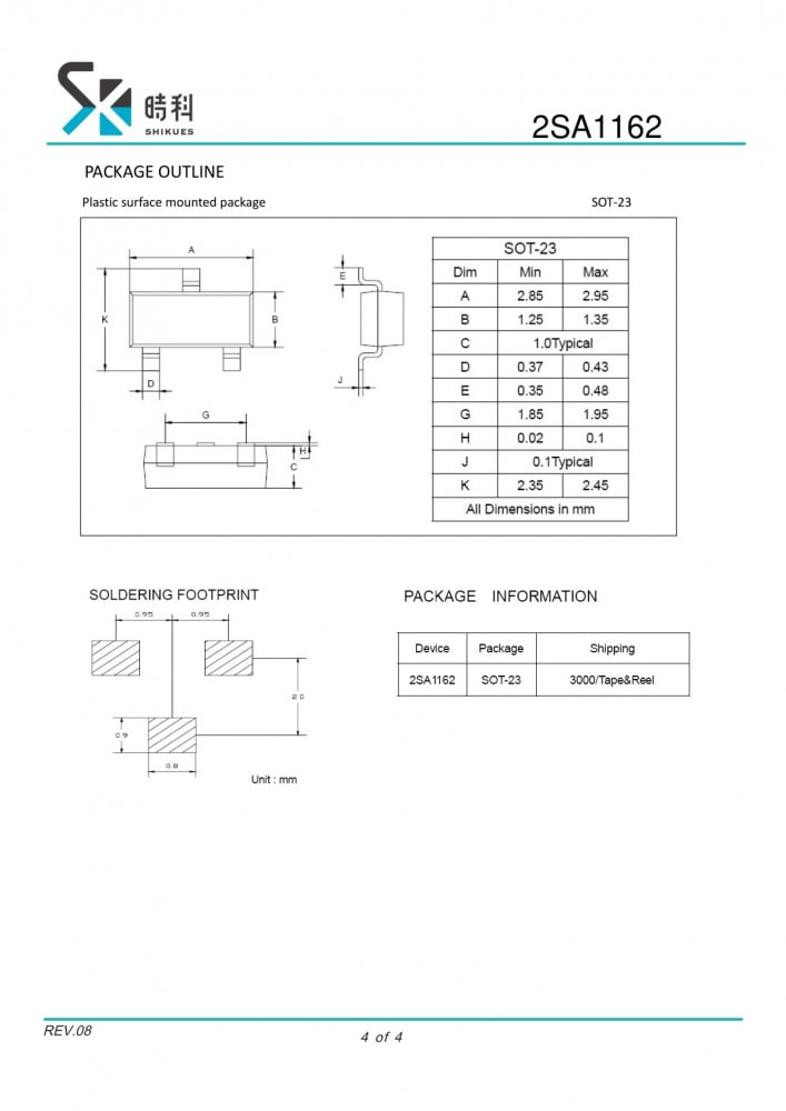 2SA1162-GR datasheet page 4