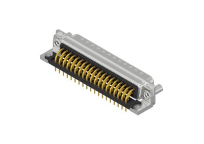 D-SUB Dual Port • Dual port 25-pos. /25-pos. • Dual port socket upper / Socket bottom • Solder pin angled .625