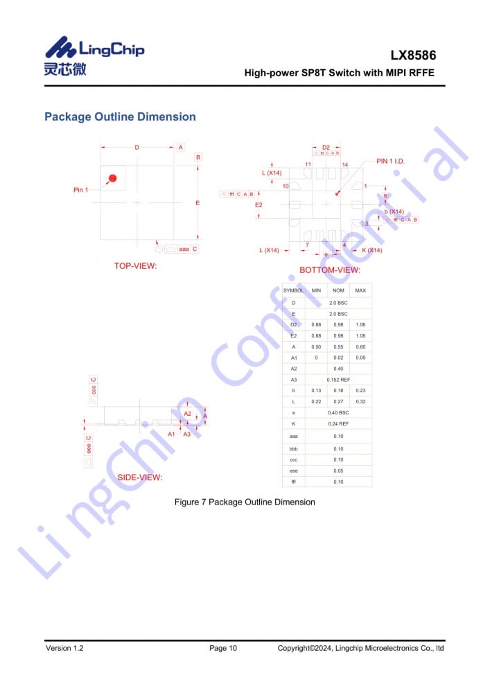 LX8586 datasheet page 10