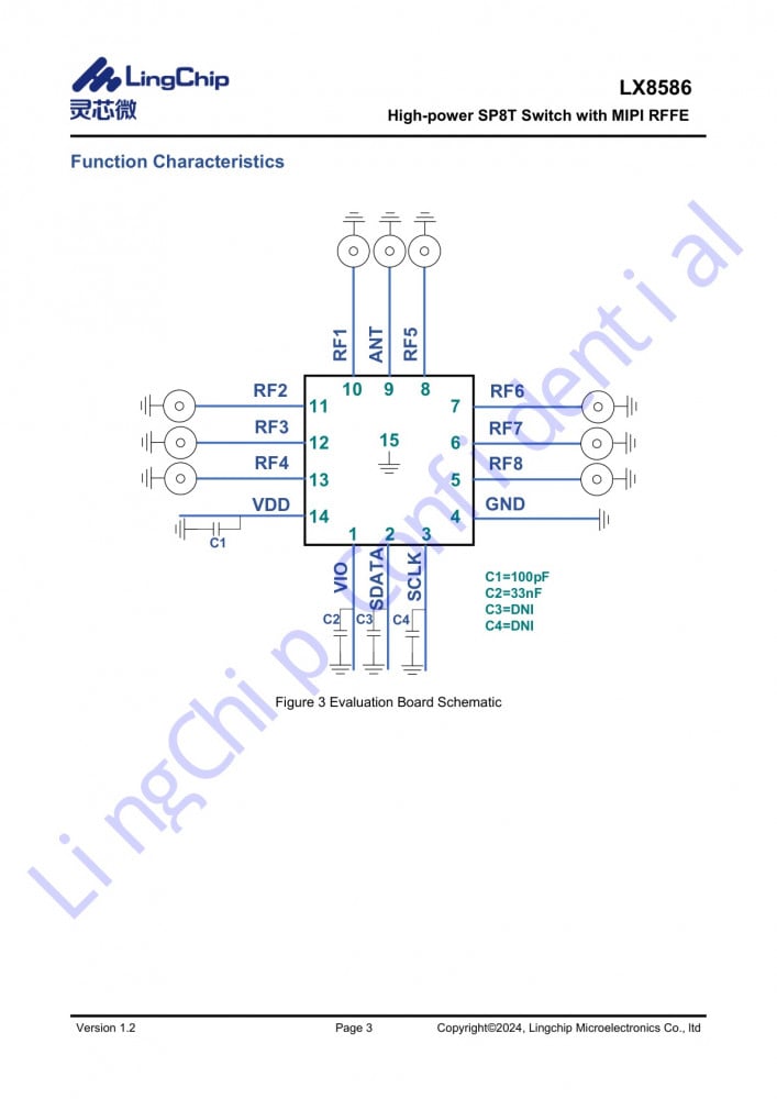 LX8586 datasheet page 3