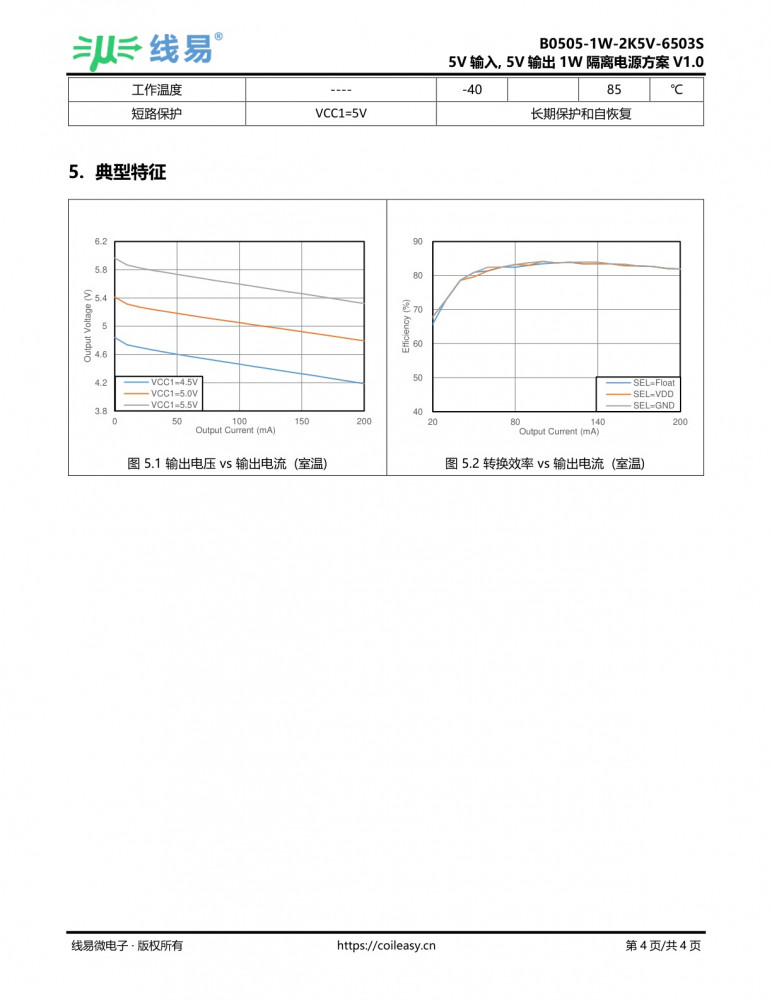 B0505-1W-2K5V-6503S technical document page 4