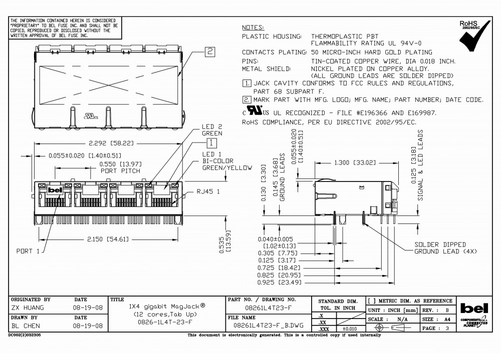0826-1L4T-23-F technical drawing page 2