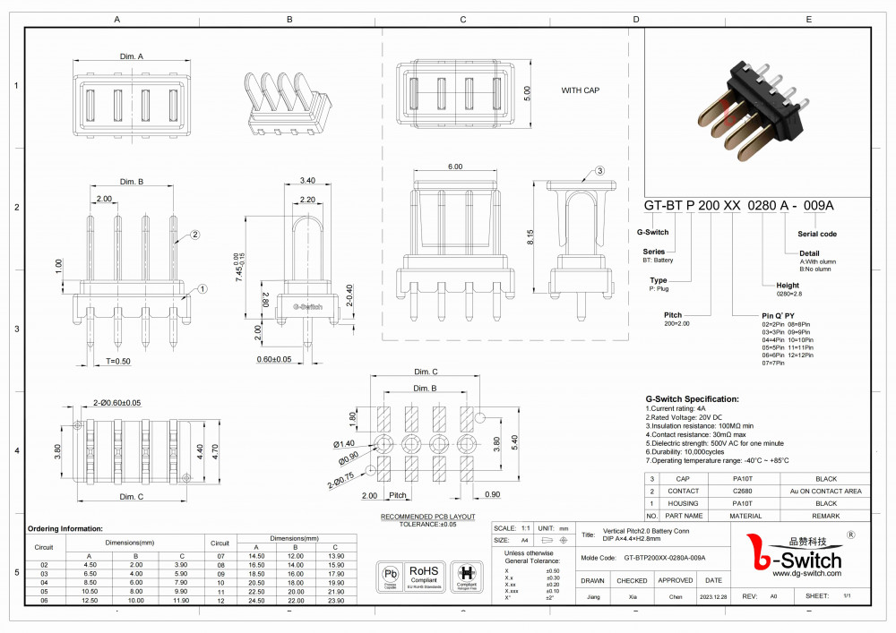 GT-BTP20004-0280A-009A technical document preview