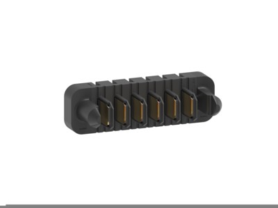 EXTreme Ten60Power Vertical Receptacle with Guides, 3 Split Power Circuits