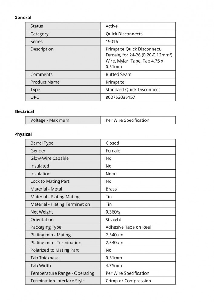 190160100 product document image, page 2