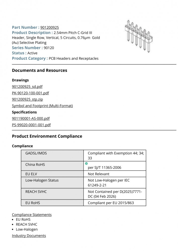 901200925 technical document preview, page 1
