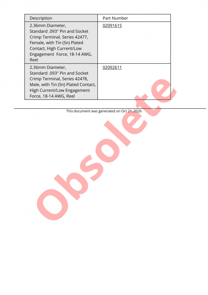 Technical document page 3 for MOLEX 638544100