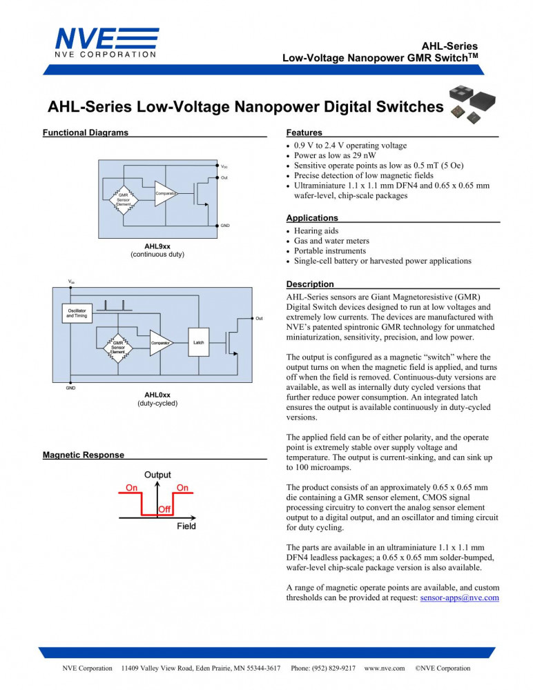 AHL-Series datasheet page 1