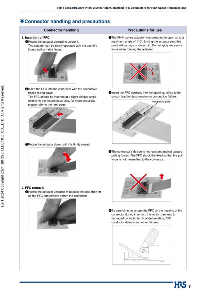 FH41 Series datasheet page 7