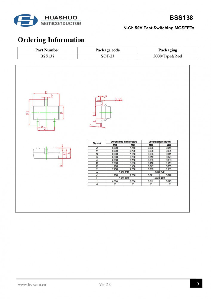 BSS138 datasheet page 5