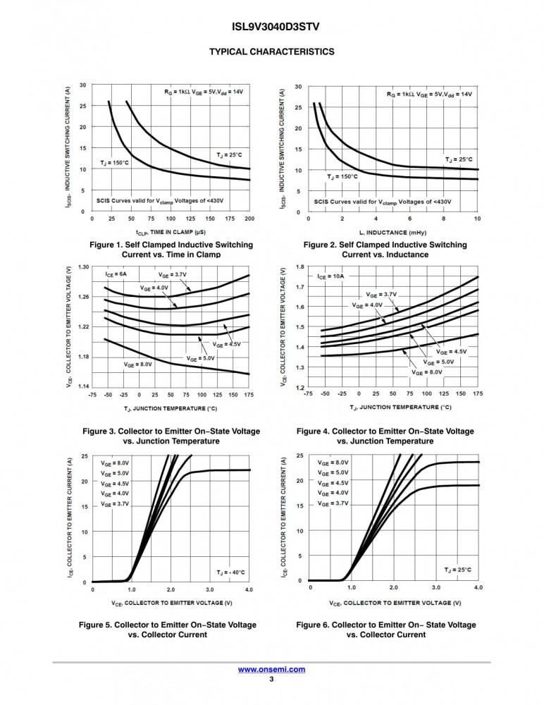 ISL9V3040D3STV datasheet page 3