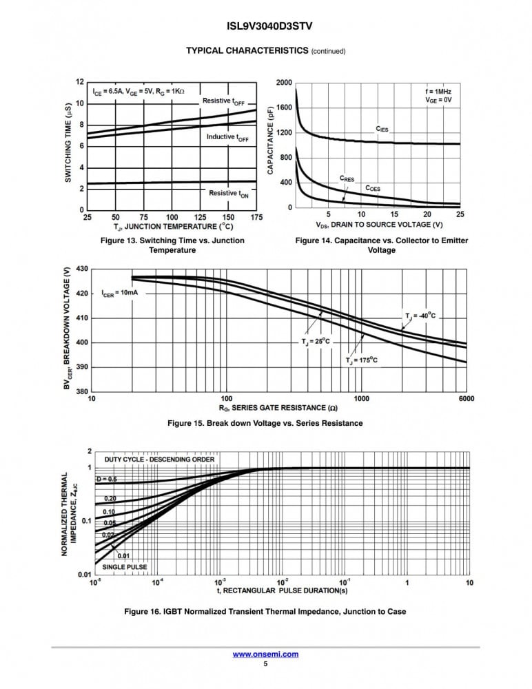 ISL9V3040D3STV datasheet page 5