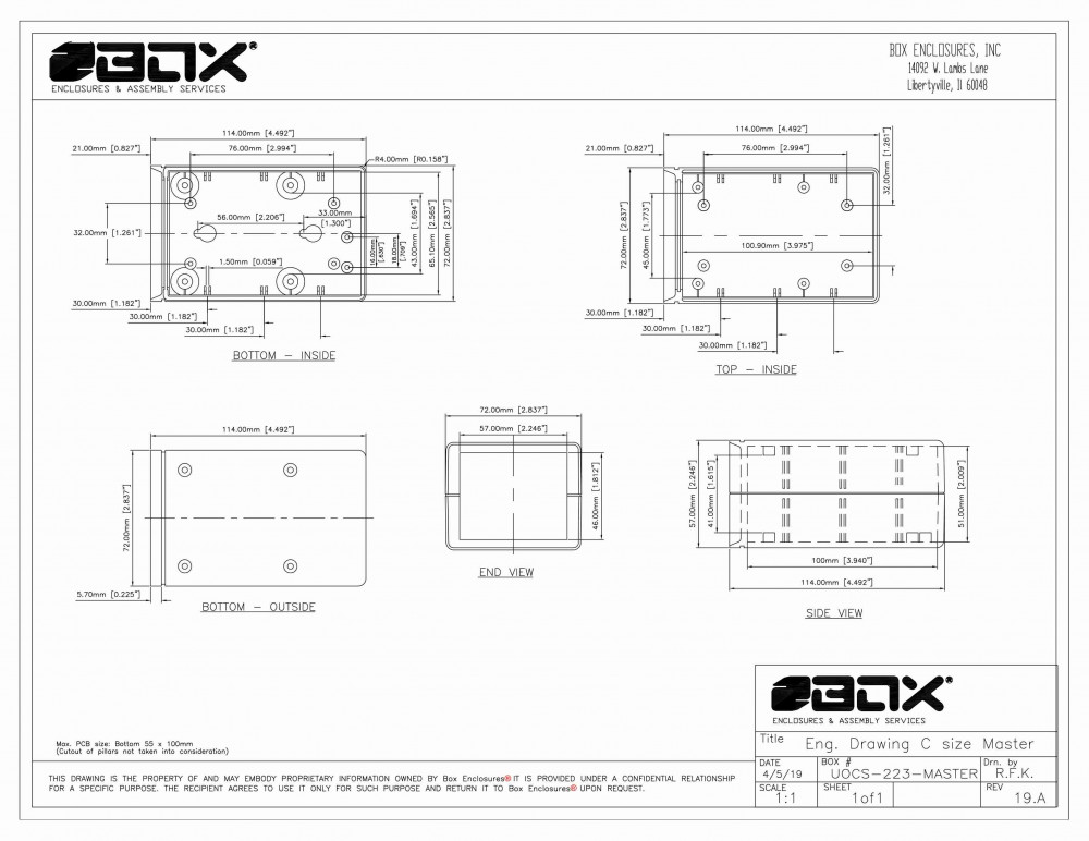 UOCS-223 product drawing image