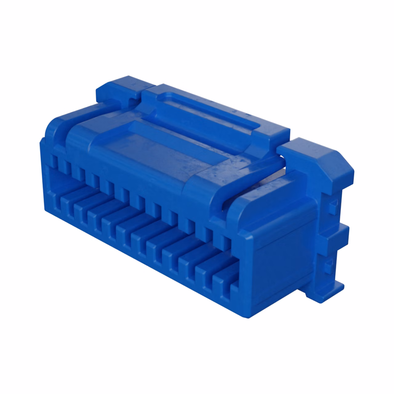 Micro-Lock Plus TPA Type Receptacle Housing, 1.25mm Pitch, Dual Row, Positive Lock, 24 Circuits, Blue for sale