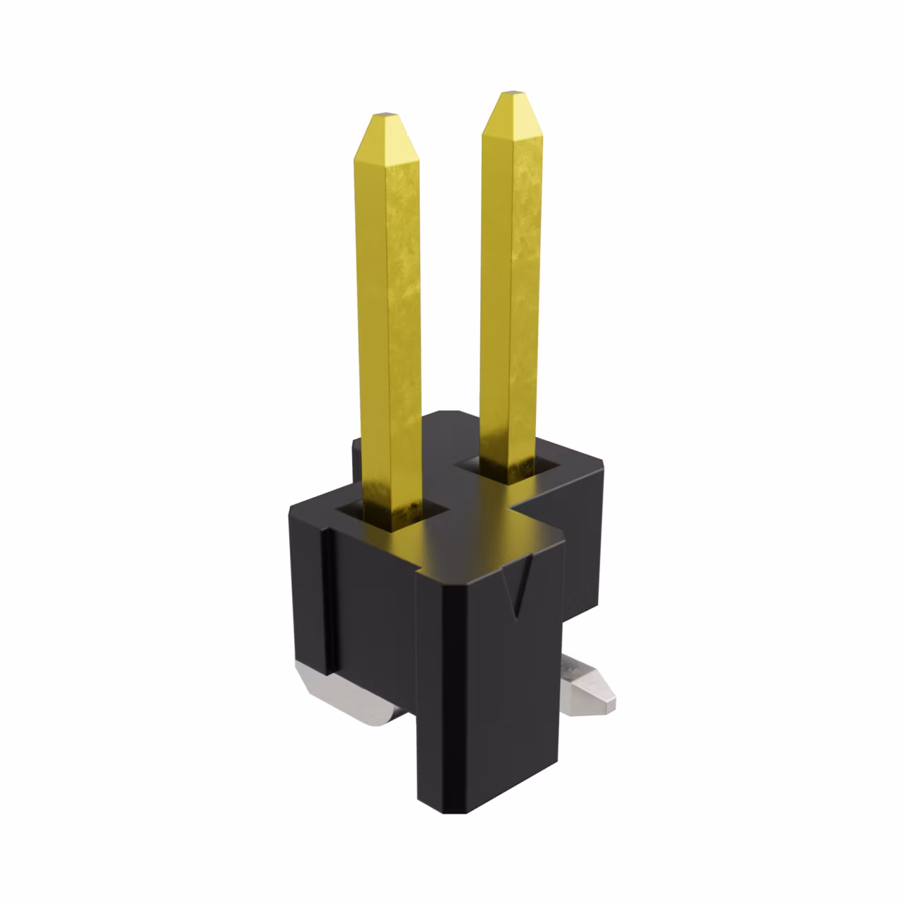 C-Grid / SL Header, Surface Mount, Breakaway, Vertical, 8 Circuits, 0.38µm Gold (Au) Plating, Tube Packaging without Cap, Lead-Free