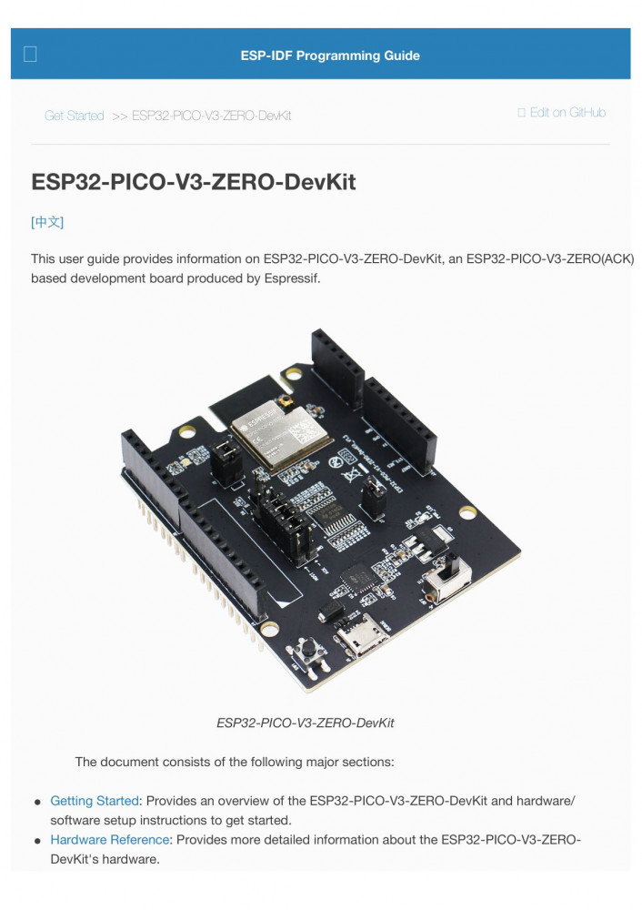 ESP32-PICO-V3-ZERO-DEVKIT documentation page 1