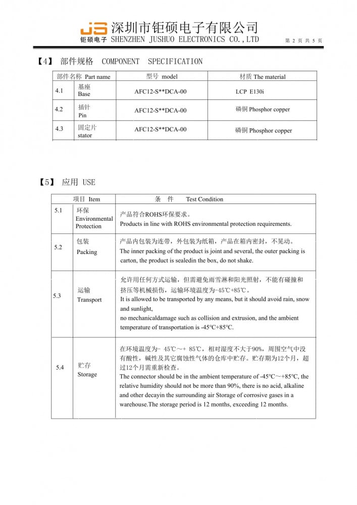 JUSHUO 1.25T-8PWT document page 5