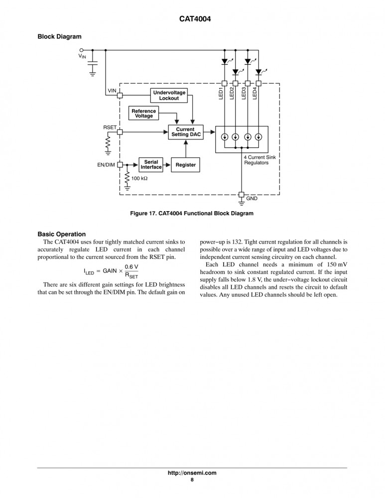 CAT4004 technical document page 8