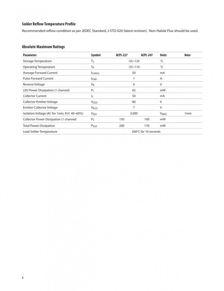 ACPL-227-50CE datasheet page 4