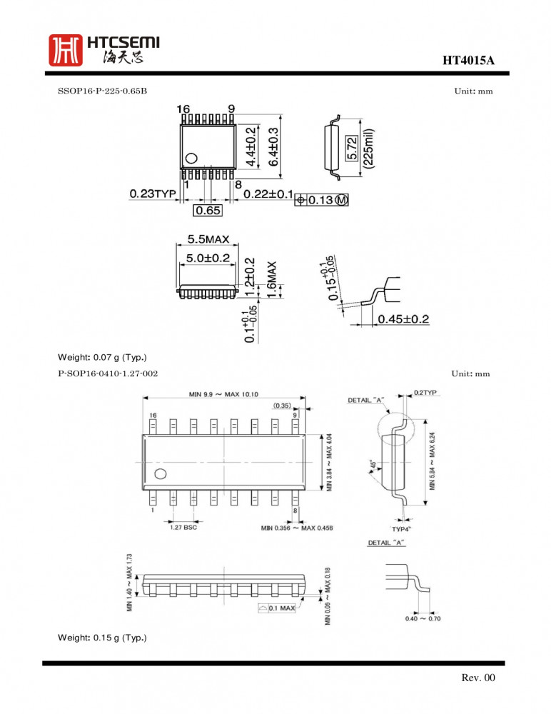 HT4015ARZ datasheet page 9