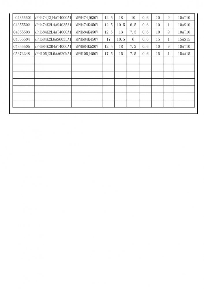 JOEY MPH series specification page 3
