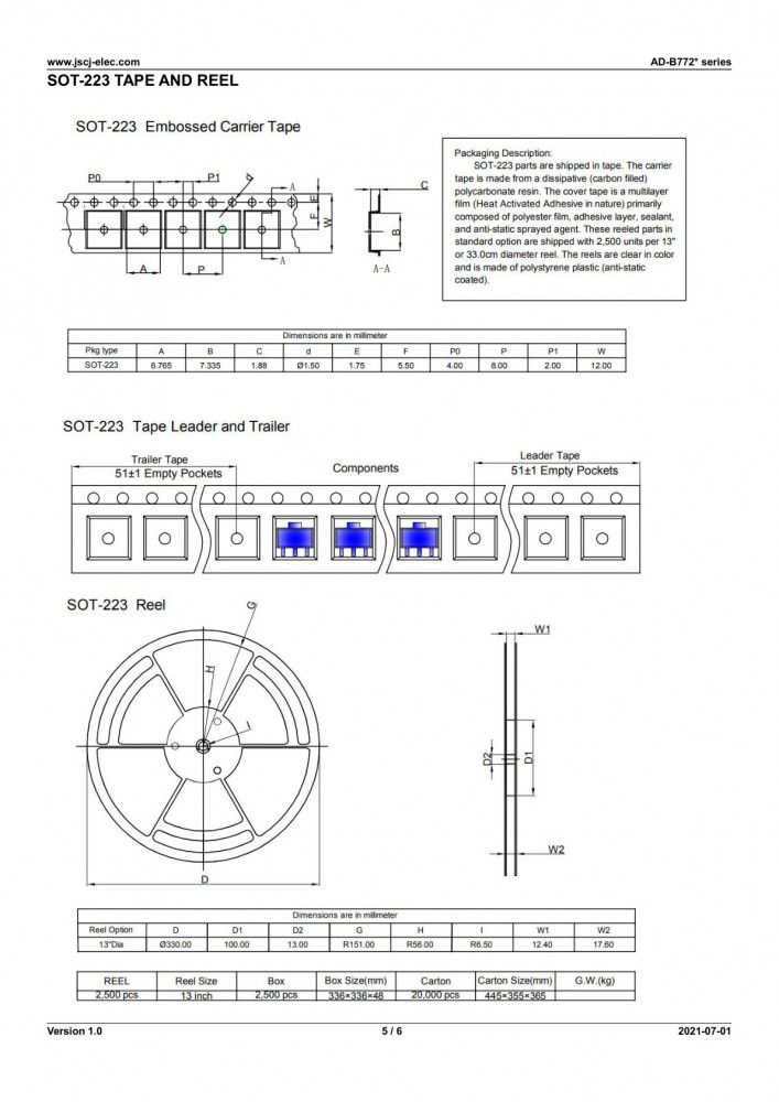 AD-B772-Y datasheet page 5