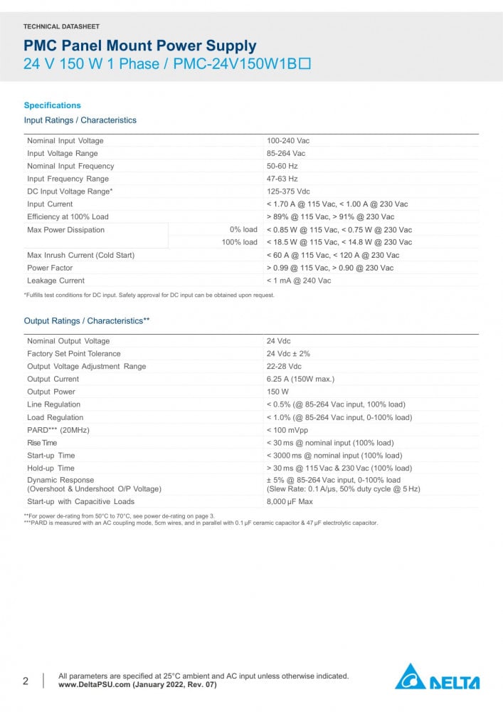 PMC-24V150W1BA datasheet page 2