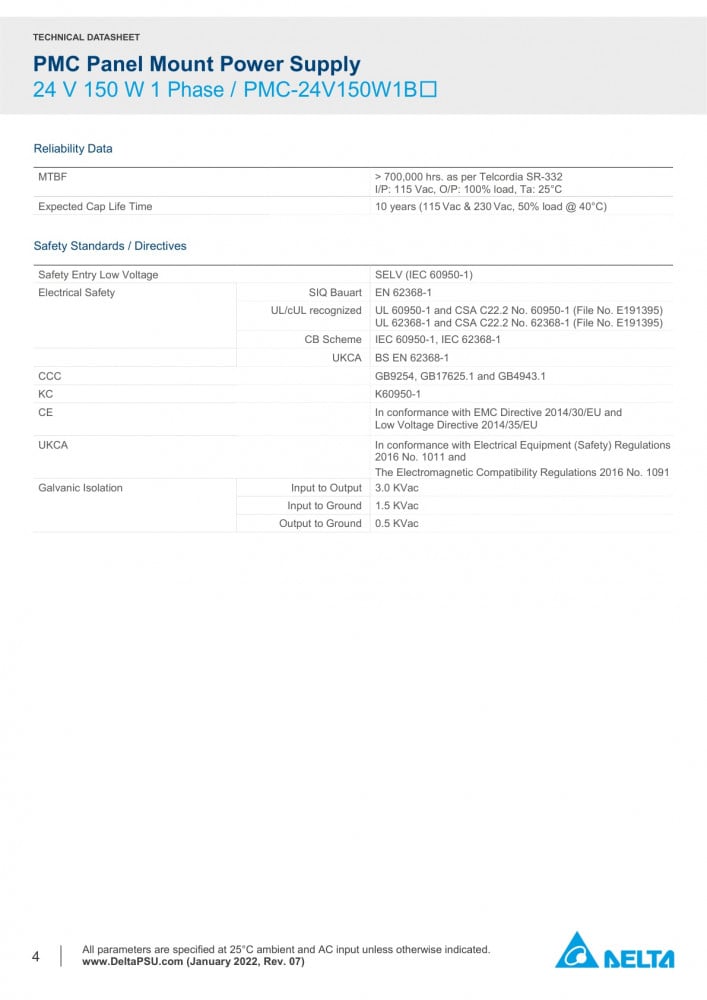 PMC-24V150W1BA datasheet page 4
