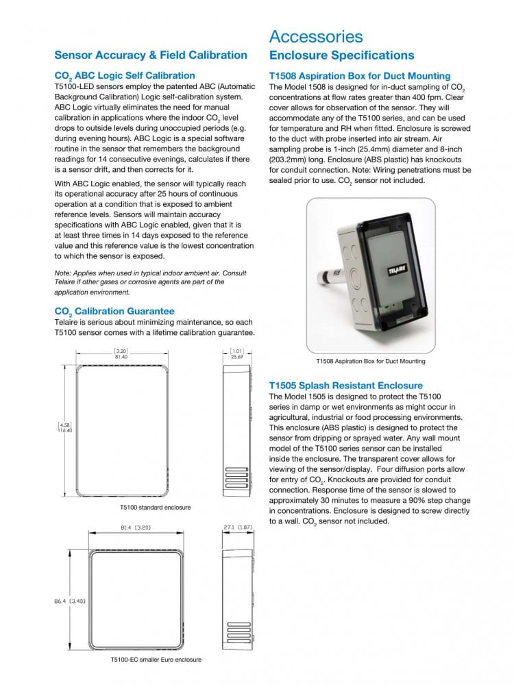 T5100-E-V technical document page 3