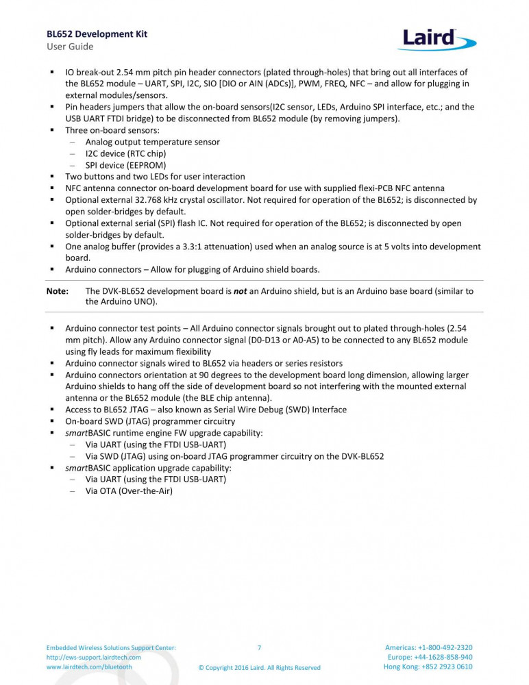 DVK-BL652-SA manual page 7